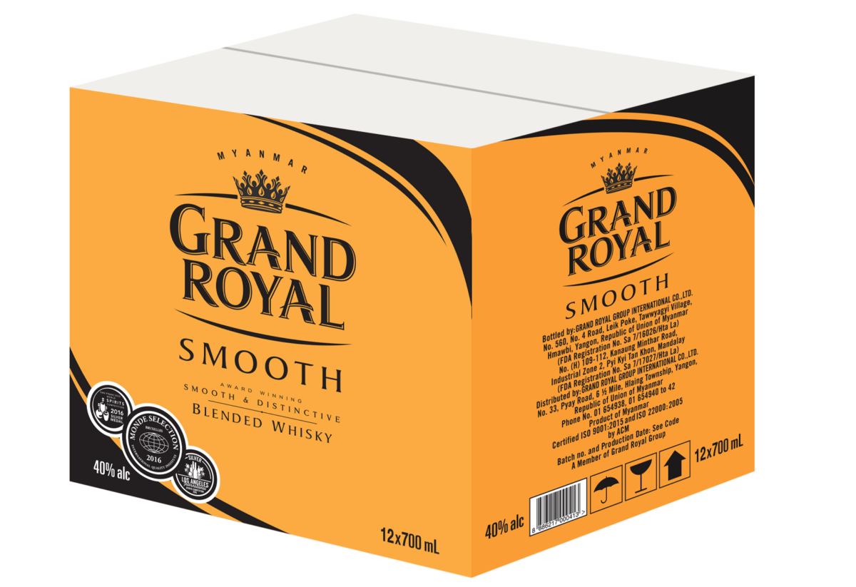 Grand Royal Black Whisky Carton - Kwee